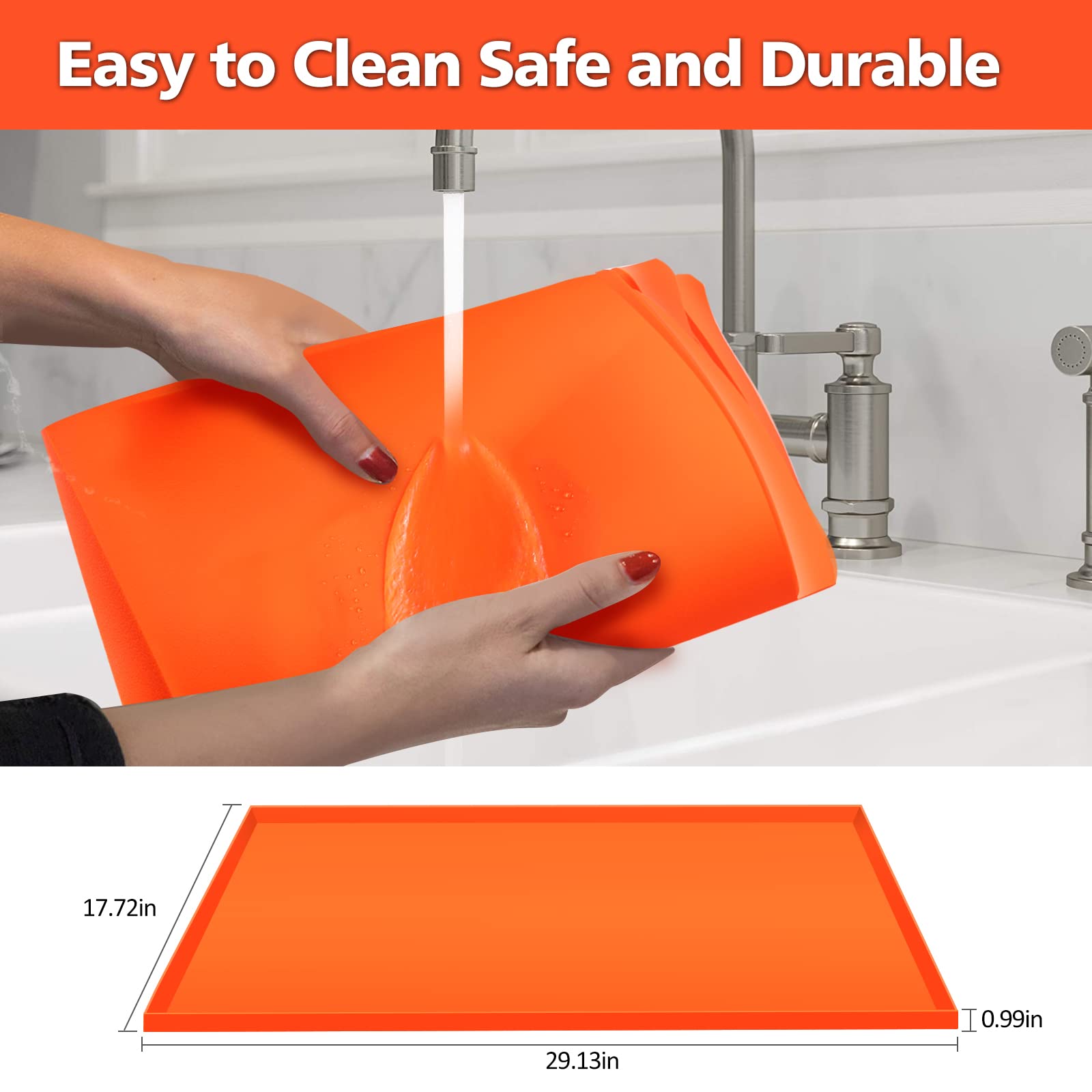MOFEEZ Silicone Griddle Mat for Blackstone 28 Inch Griddle, Heavy Duty Food Grade Mat, Protect from Rodents, Insects, Debris, and Rust