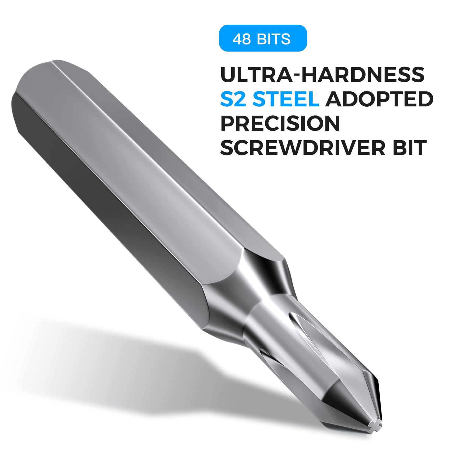 RARTOP Screwdriver - 51 in 1 Screwdriver Set with 48Pcs Mini Screwdriver Bits, Magnetic Screwdriver Phillips, Slotted, Square, Torx, Hex, Screwdriver Hand Tool Set for Electronics Repair
