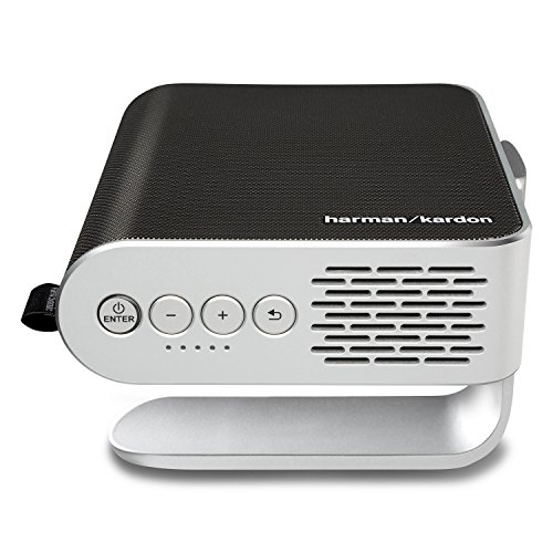 ViewSonic M1 Portable LED Projector with Auto Keystone, Dual Harman Kardon Speakers, HDMI, USB C, Stream Netflix with Dongle