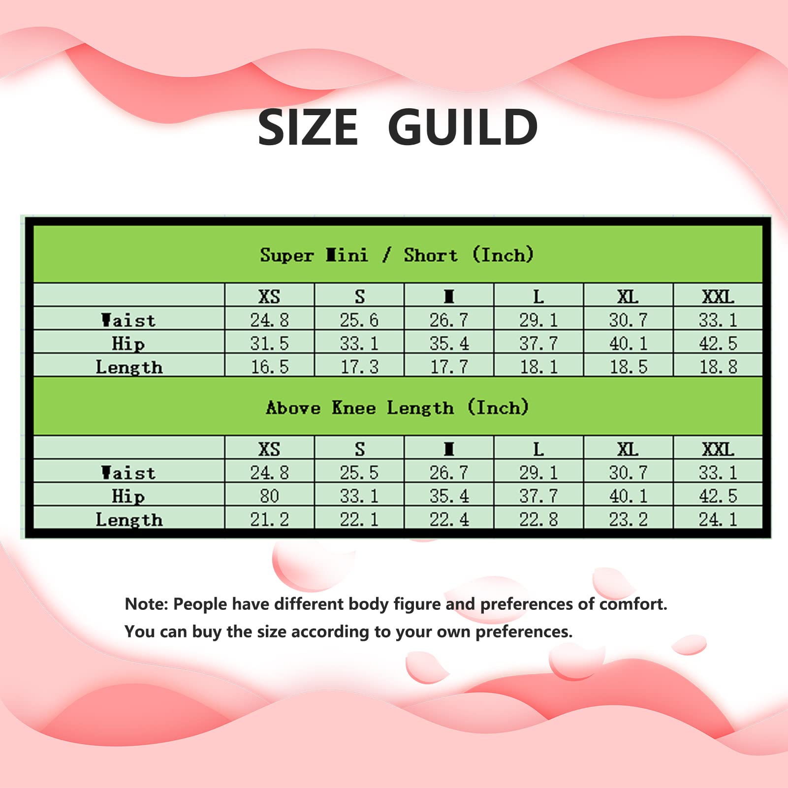 Topdress Women's Bodycon Pencil Skirts Basic Elastic High Waisted Stretch Short Skirt Knee Lenght with Slit Midi Red Black Dot Small