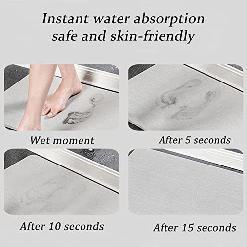 LYZOLICS 3D Visual Print Rug Non Slip Bath Mats Double Sided Anti-slip Kitchen Floor Mats Memory Foam Kitchen Mat Sponge Foam Soft for Bathroom (15×24, Tulip)