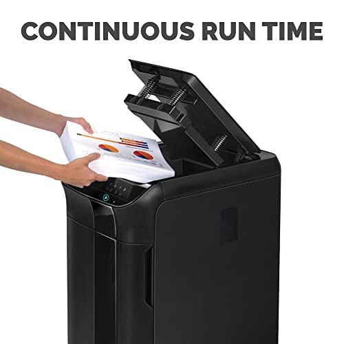 Fellowes AutoMax 600M 2-in-1 Heavy Duty Auto Feed Commercial Paper Shredder with Micro-Cut