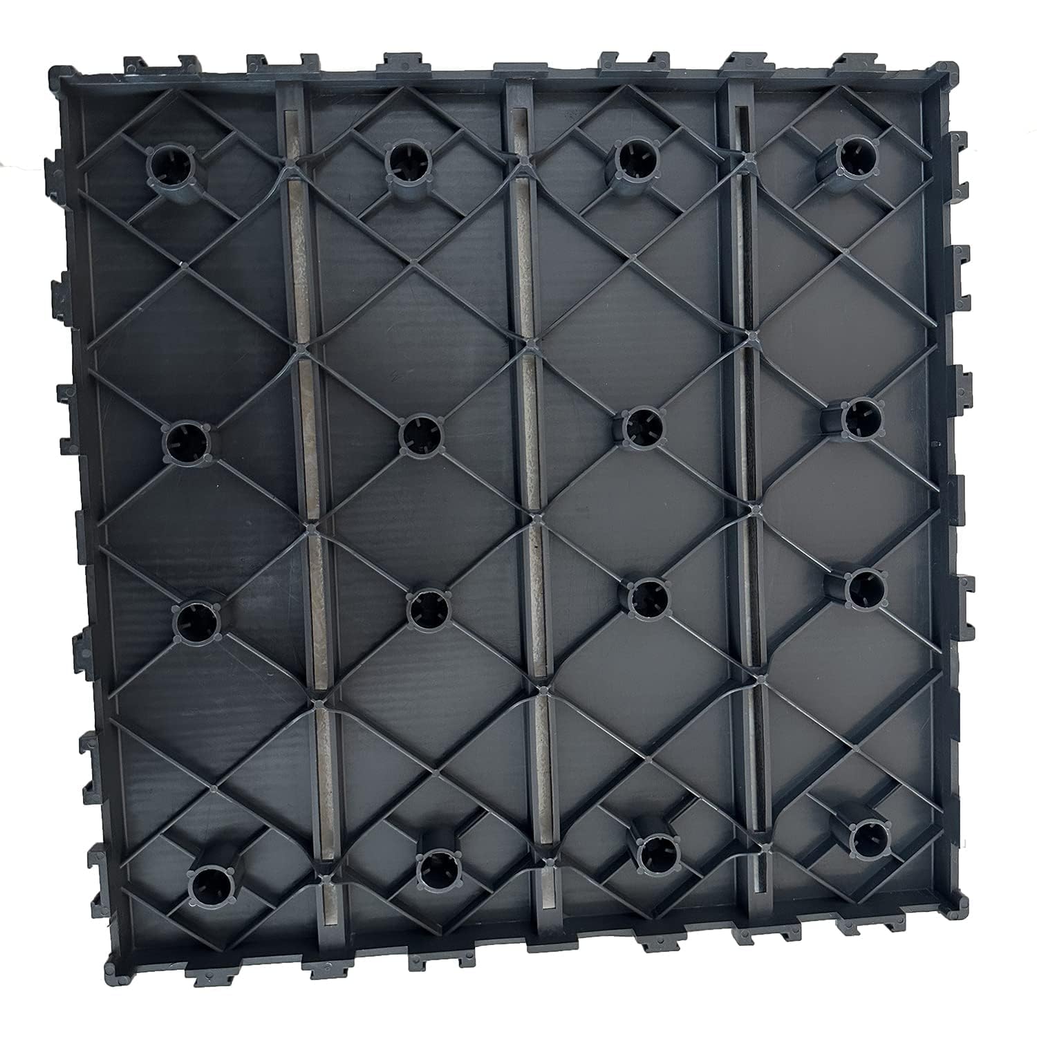 VVoodeinck 9 sq. ft Plastic Interlocking Deck Tiles,9 PCS Patio Tiles,12''x12''(30 x 30cm) Waterproof Outdoor Flooring All Weather Use, Floor Decking Tiles for Porch Poolside Balcony Backyard