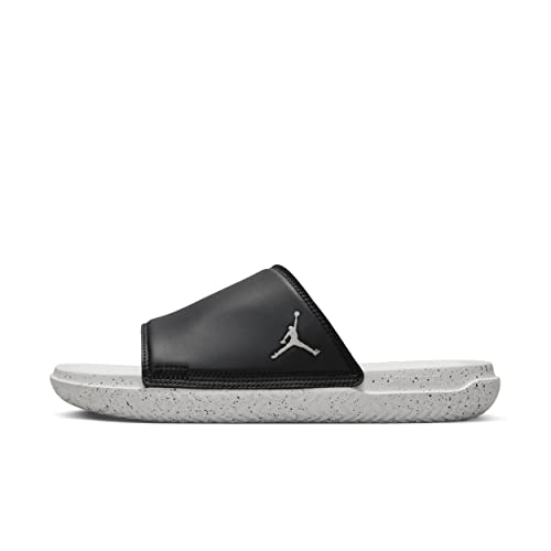 Nike Men's Jordan Play Slide Black-Photon Dust (DC9835 003) Sandals - Slides (us_footwear_size_system, adult, men, numeric, medium, numeric_12)