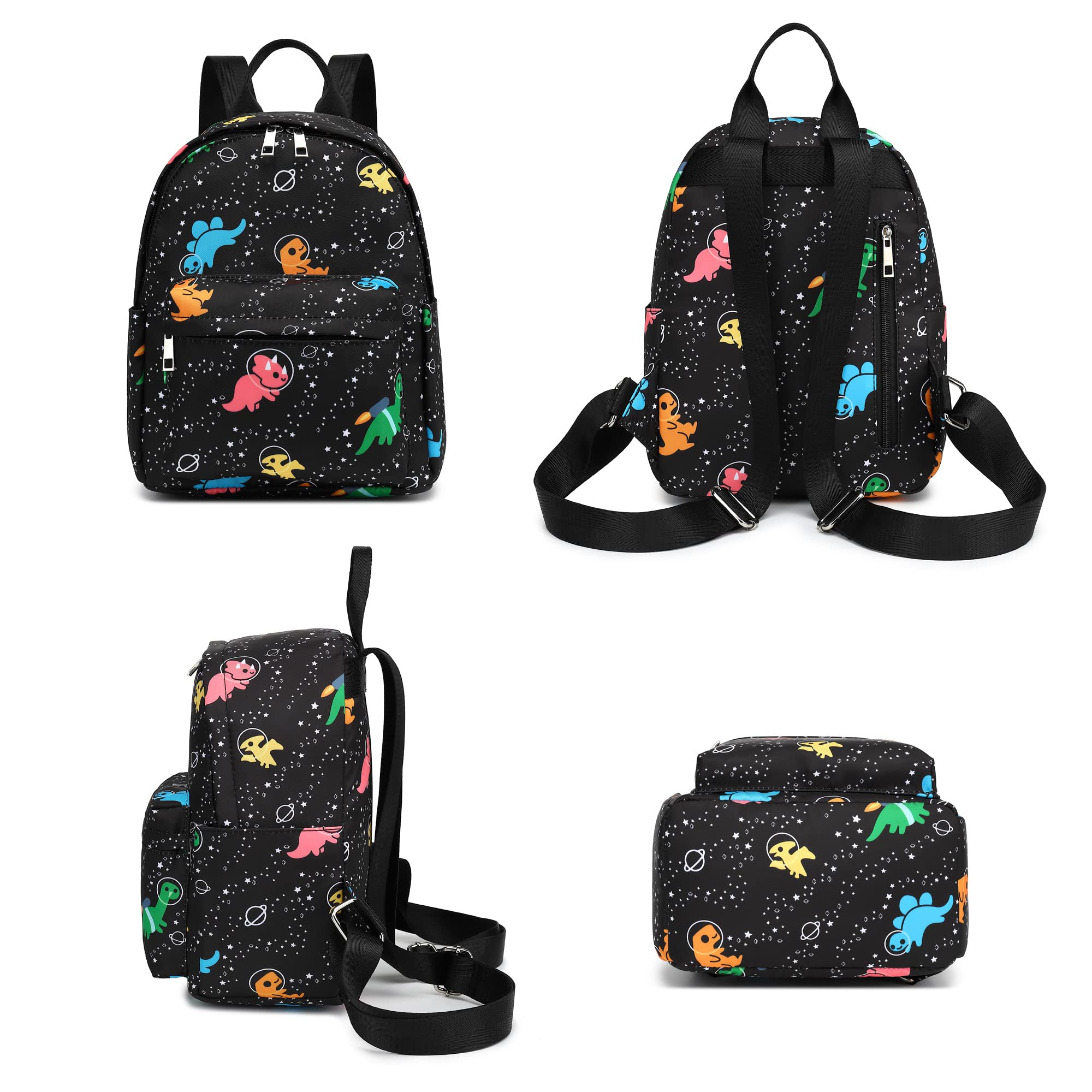 Xunteny Dinosaur Mini Backpack Women Girls, Small Backpack Purse for Adults Teens Kids School Travel