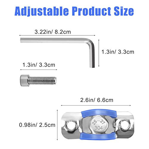 Anglekai Fix Sinking Office Chair, Adjustable Chair Sinking Stopper with Hexagon Wrench, Chair Saver Kit for Sinking Chair Stopper