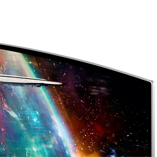 SAMSUNG 49" Odyssey QD-OLED G9 (G95SC) Series Curved Smart Gaming Monitor, 240Hz, 0.03ms, AMD Freestyle Premium Pro, G-Sync Compatible, Dual QHD, Neo Quantum Processor Pro, LS49CG954SNXZA, 2023
