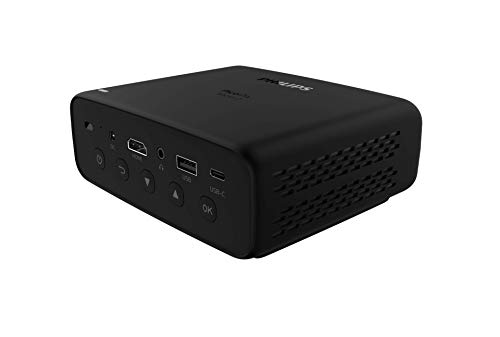 Philips PicoPix Micro 2, pico Projector, LED DLP, 5h Battery Life, HDMI, USB-C