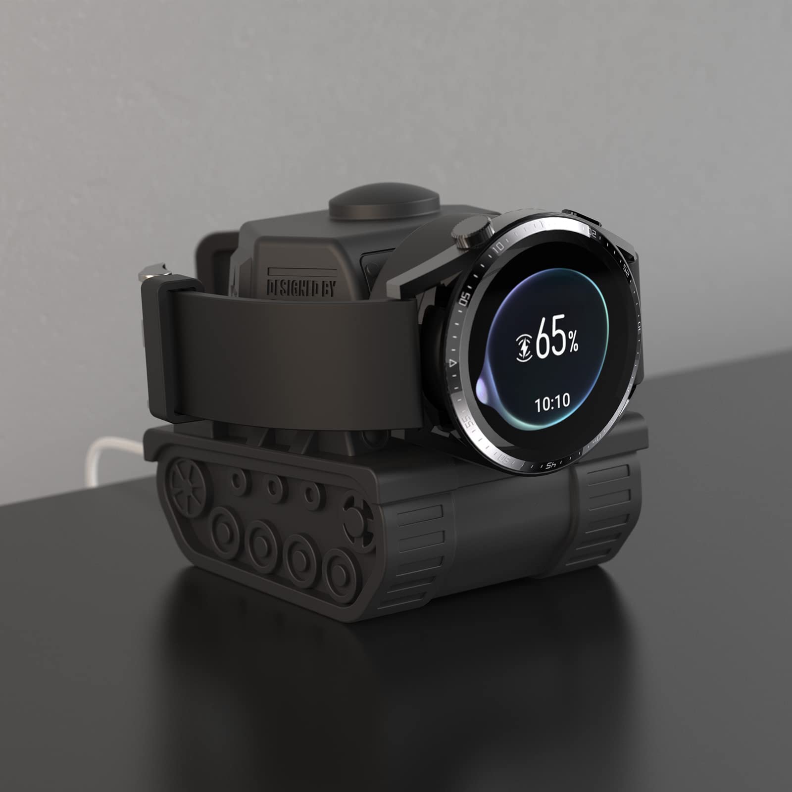 for Huawei GT Watch Charger Stand Compatible with Huawei GT3/GT3 Pro,GT Cyber/Watch 3/3Pro,GT2 Pro,Watch D,GT Runner,GT 2022,Watch Buds Silicone Charging Dock,Nightstand Mode,Home/Office Use