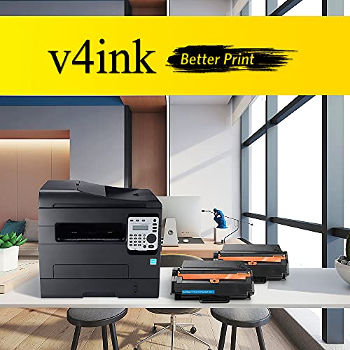v4ink Compatible Toner Cartridge Replacement for Dell 331-7328 RWXNT DRYXV Work with B1260dn B1260dnf B1265dnf B1265dfw Printer, 2-Pack