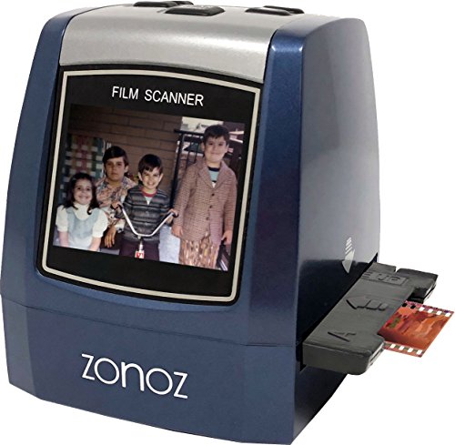 ZONOZ FS-3 22MP All-in-1 Film & Slide Converter Scanner, Speed-Load Adapters for 35mm, 126, 110 Negative & Slides, Super 8 Films - Worldwide Voltage 110V/240V AC Adapter