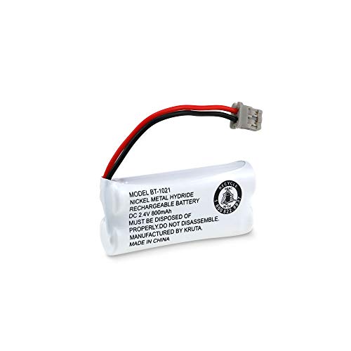 Kruta BT-1021 BBTG0798001 Compatible with Uniden BT-1021 BT1021 BT-1008 BT-1016 BT-1025 2.4V 800mAh Cordless Handset Phone Rechargeable Replacement Battery