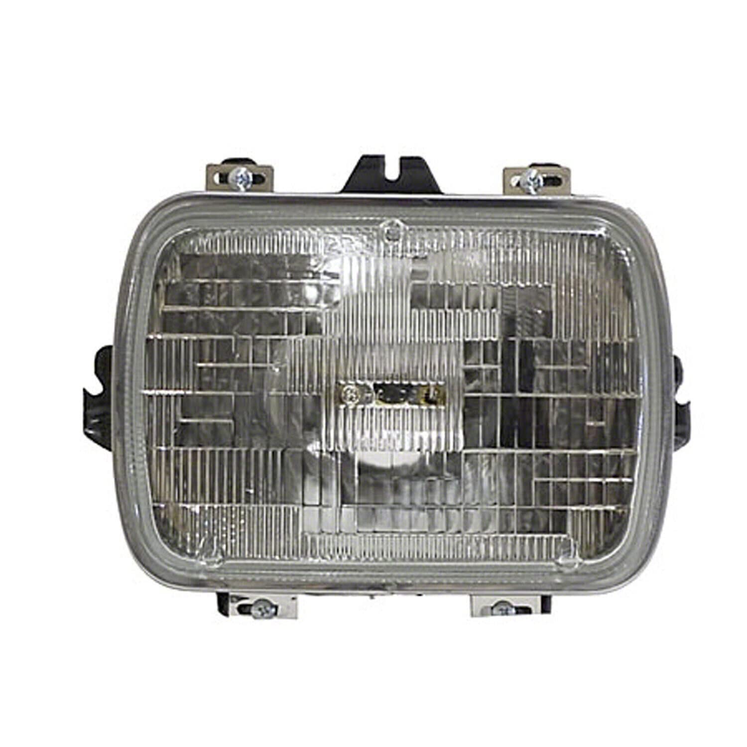 Robautoparts Headlight Sealed Beam Left Driver Or Right Side 1978-2002 For GMC C/K Full Size 1996-2017 Chevrolet Express Van Includes Bulb/Metal Bucket And Chrome Trim Ring GM2500112