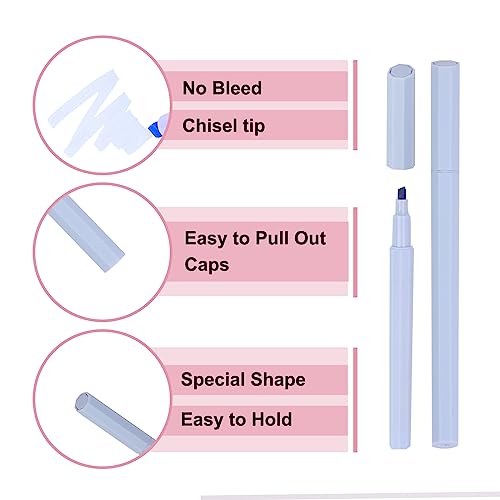 EOOUT 12 Pack Aesthetic Highlighters Muted Pastel Color Cute Bible Highlighters No Bleed and Dry Fast Easy to Hold for Journal Planner Notes School Office Supplies