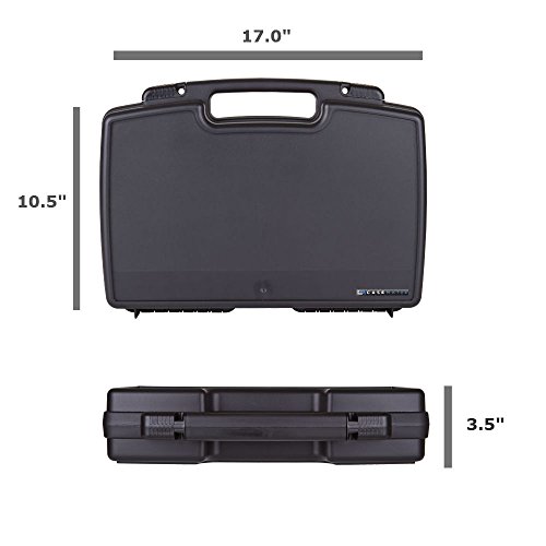 CASEMATIX Travel Case Compatible with Epson WF-100 and WF-110 Wireless Mobile Printer, Ink Cartridges, Power Adapter, Cables