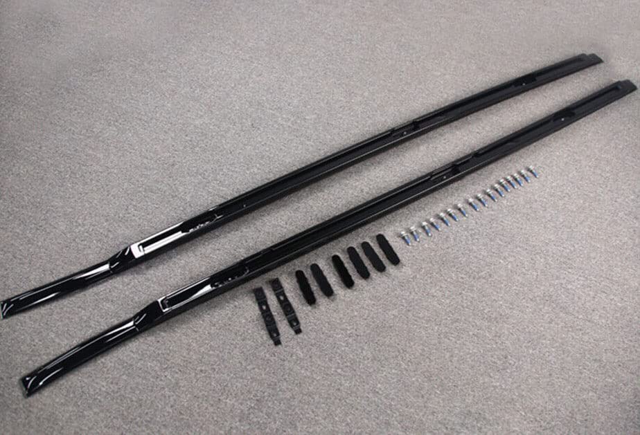 Roof Rails Fits for Rover Defender 110 130 2020-2023 4Doors Crossbar Black 2PCS Luggage Carrier Roof Rack Cargo Carrier Car Accesories