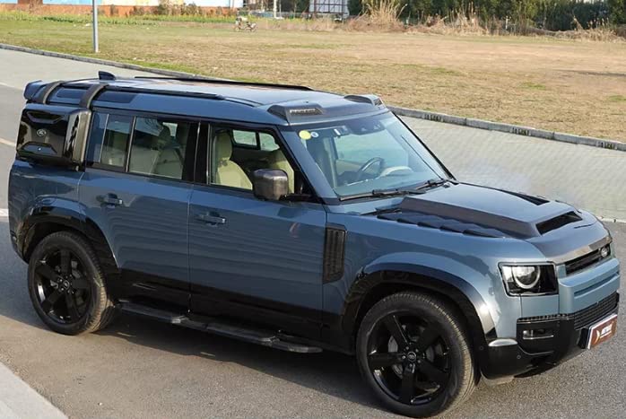 Roof Rails Fits for Rover Defender 110 130 2020-2023 4Doors Crossbar Black 2PCS Luggage Carrier Roof Rack Cargo Carrier Car Accesories