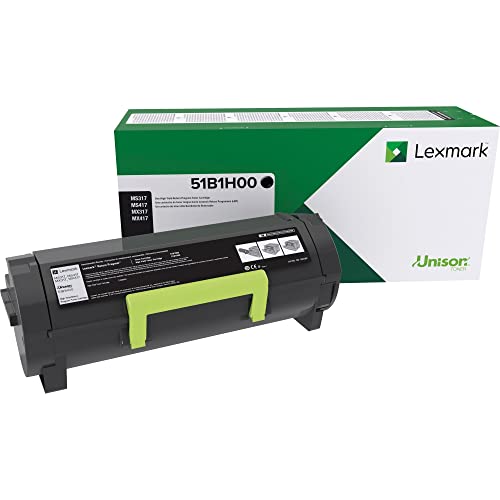 Lexmark 51B1H00 MS417dn MX417de MS517dn MX517de MS617dn MX617de High Yield Return Program Cartridge Toner,Black