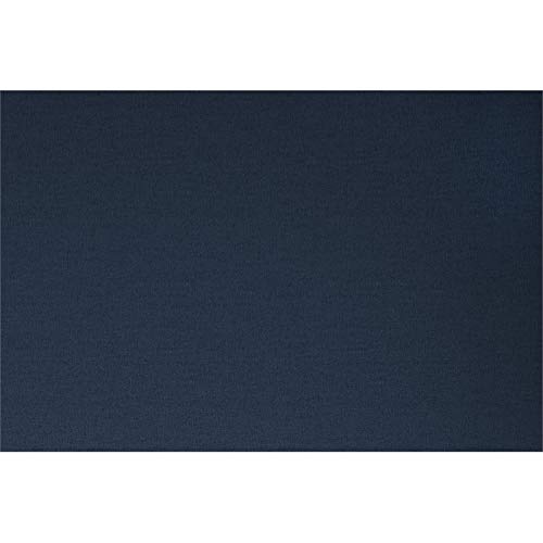 Sofa Futon, Premium Linen Upholstery and Wooden Legs, Blue Linen