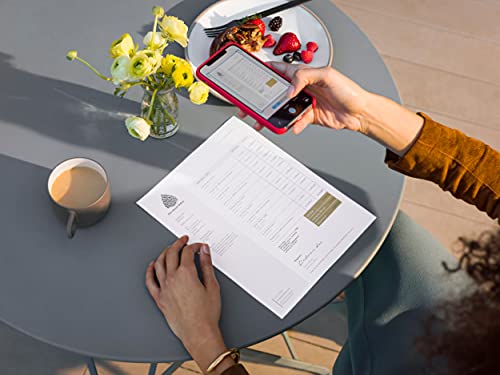 PC Universal Tango X Smart Wireless Printer with Indigo Linen -Cover β Mobile Remote Print, Scan, Copy, HP Instant Ink 3-Port USB Charger