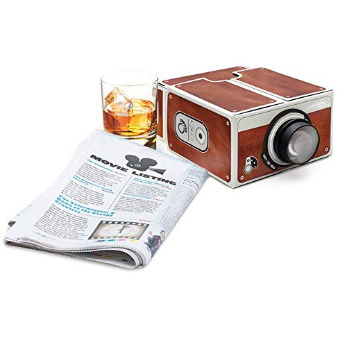 Lobonbo Mini Portable Projector Smart Phone Projector 2.0 Mobile Phone Projection for Home Audio & Video Projector