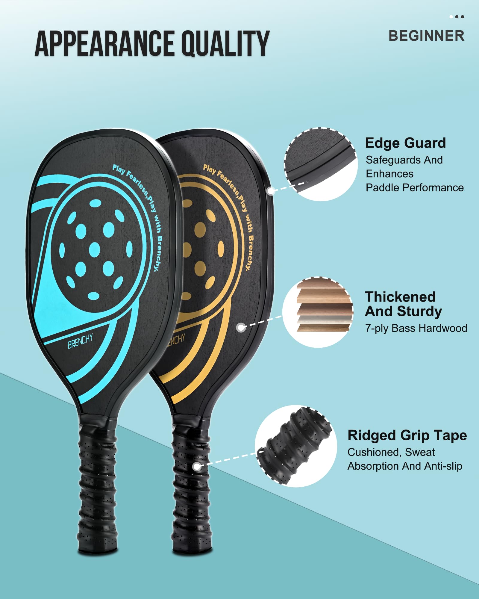 Pickleball Set with Net, Pickleball Net Set, Pickleball Set with Net (17ft) and 4 Pickleball Paddles, Includes 4 Pickleball Balls, 4 Cooling Towels, 1 Scoreboard, 1 Court Marker, 1 Tape Measure