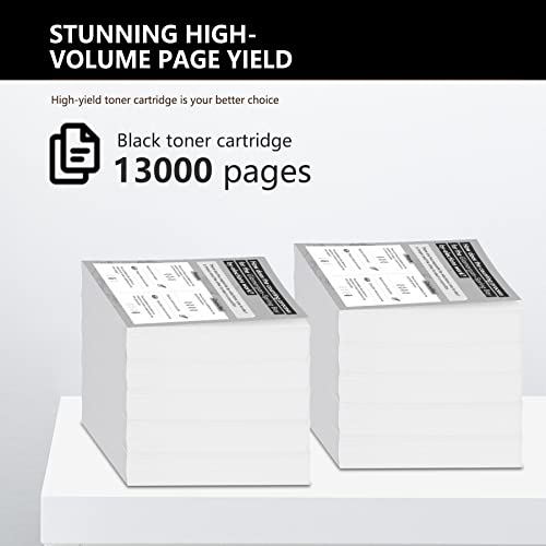 55X Black High-Yield Toner Cartridges (2-Pack): Drwn Compatible CE255X Toner Cartridge Replacement for HP Enterprise 500 MFP M525 Series, Enterprise P3015 Series, Pro MFP M521 Series | CE255XD
