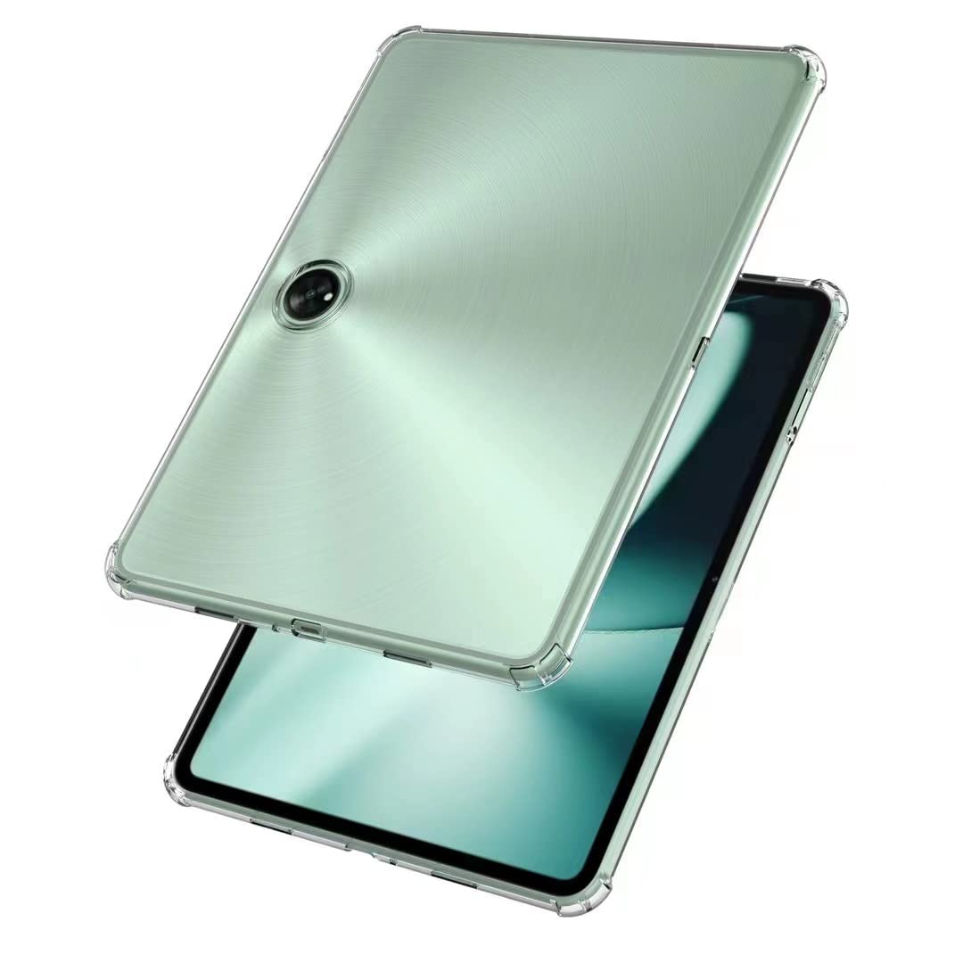 Zeking for OnePlus Pad (2023) Case, Crystal Clear Transparent Reinforced Corners TPU Shock-Absorption Flexible Case Cover for OnePlus Pad 11.61"(2023) (Clear)