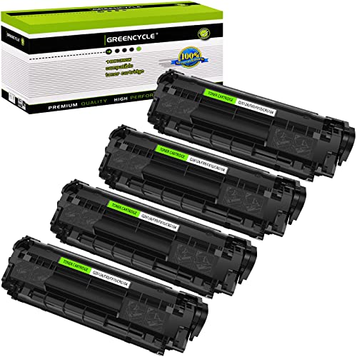 greencycle high Yield Compatible for Canon 104 CRG104 FX9 FX10 Q2612A 12A Black Toner Cartridge for D420 D480 MF4150 MF4270 MF4350 MF4370 MF4690 L90 1018 1020 M1120 3015 3020 3030 3050 3055