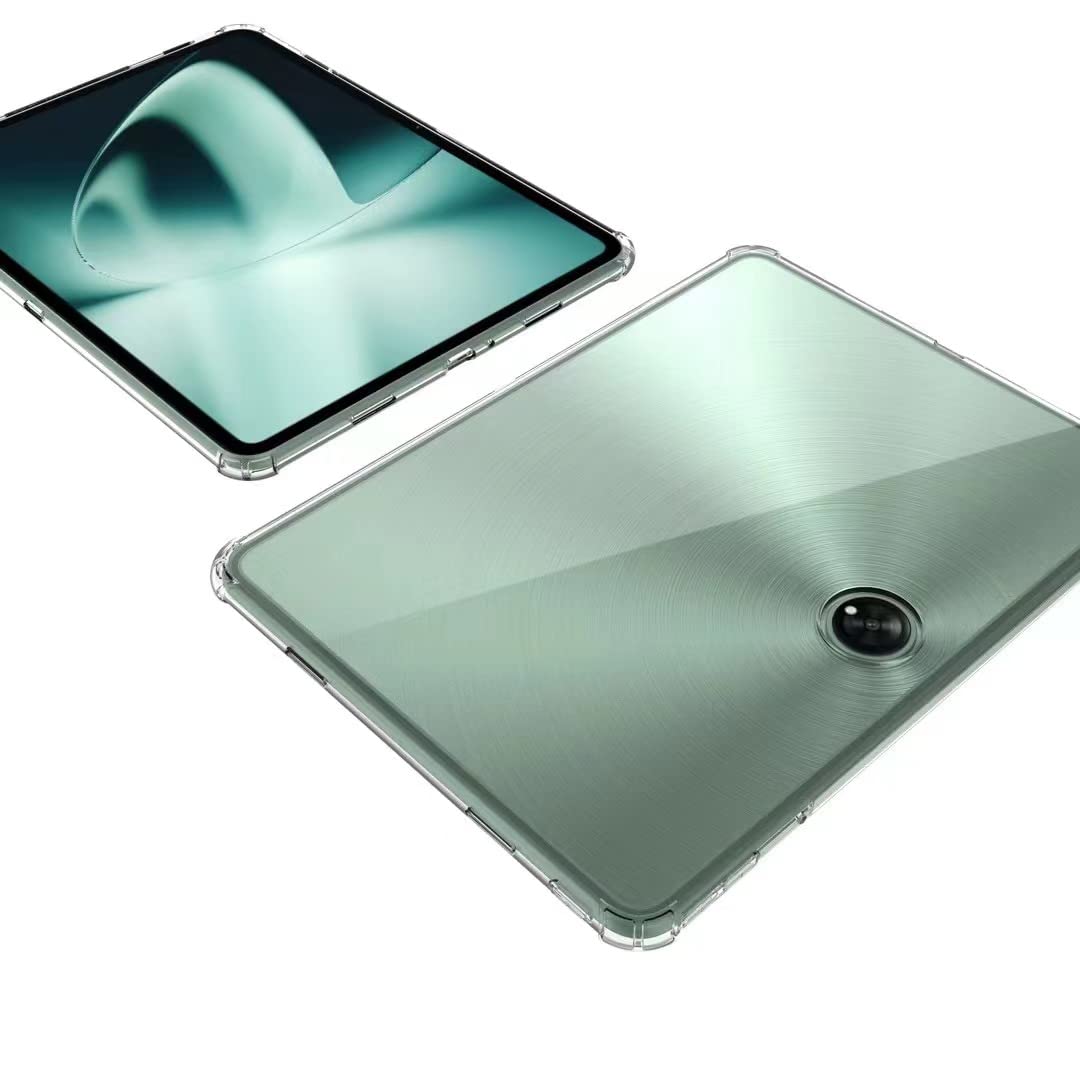 Zeking for OnePlus Pad (2023) Case, Crystal Clear Transparent Reinforced Corners TPU Shock-Absorption Flexible Case Cover for OnePlus Pad 11.61"(2023) (Clear)