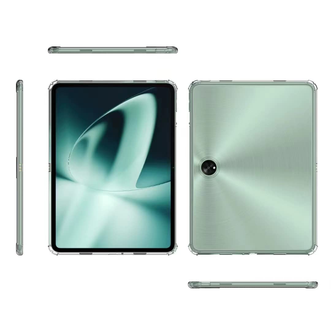 Zeking for OnePlus Pad (2023) Case, Crystal Clear Transparent Reinforced Corners TPU Shock-Absorption Flexible Case Cover for OnePlus Pad 11.61"(2023) (Clear)