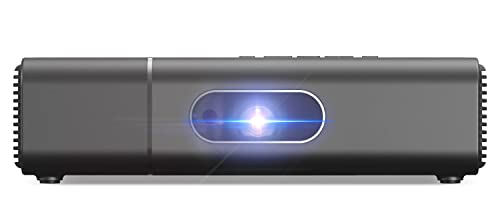 Portable Projector Native 1080P 5G WiFi Bluetooth Projector 25000L True 3D Blu-ray/4K Super Color-300 inch Suitable for Home Theater, Commercial Outdoor, Compatible with iOS/Android/TV