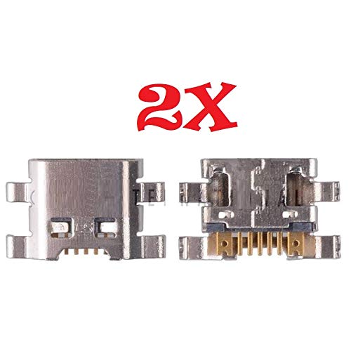 ePartSolution 2X Replacement for LG K20 Plus MP260 TP260 VS501/LG K20 M255 M255/LG Optimus G Pro E980 E985 F240 Micro USB Charger Charging Port Dock Connector USB Port USA (2pcs)