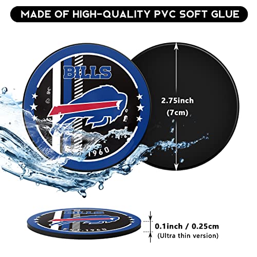 Aooble Car Cup Holders Coasters, 2pcs 2.75 Inch Auto Car Cup Holder Insert Coasters Silicone Car Cup Mat, Universal Vehicle Interior Car Accessories