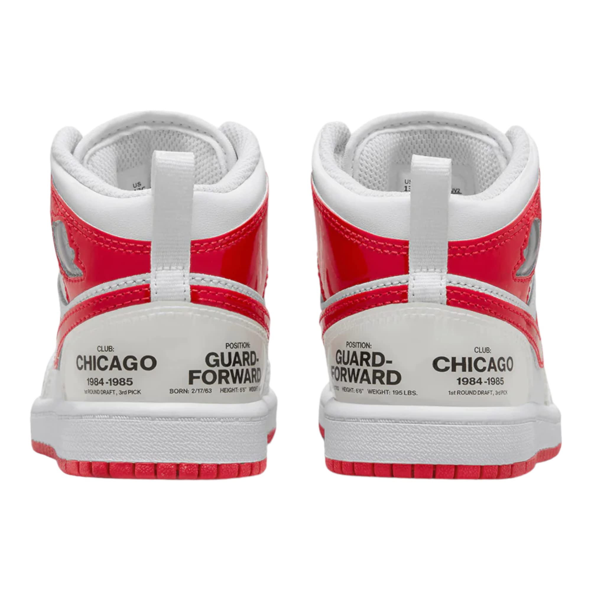 Nike Air Jordan 1 Pre School Shoes White/University Red DR6495-116 2.5Y