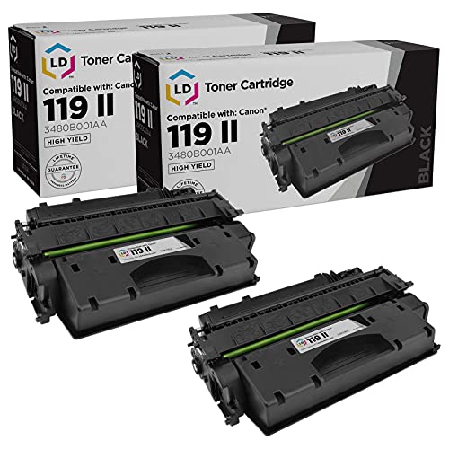 LD Products Compatible Toner Cartridge Replacement for Canon 119 HY (2 Pack - Black) for use in LBP251dw, LBP253dw, LBP6300dn, LBP6650dn, LBP6670dn, M6160dw, MF414dw, MF416dw, MF419dw, MF5850dn