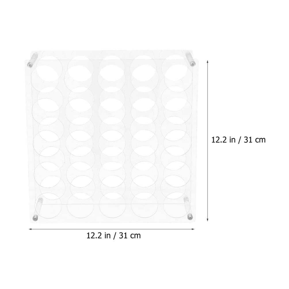 EXCEART Roll Acrylic Display Shelves Acrylic Trays for Display Acrylic Vinyl Storage high-Grade Acrylic Clothes Hanging Rack Stand Food Display Stands Vinyl Organizer for Albums Audio Bulk