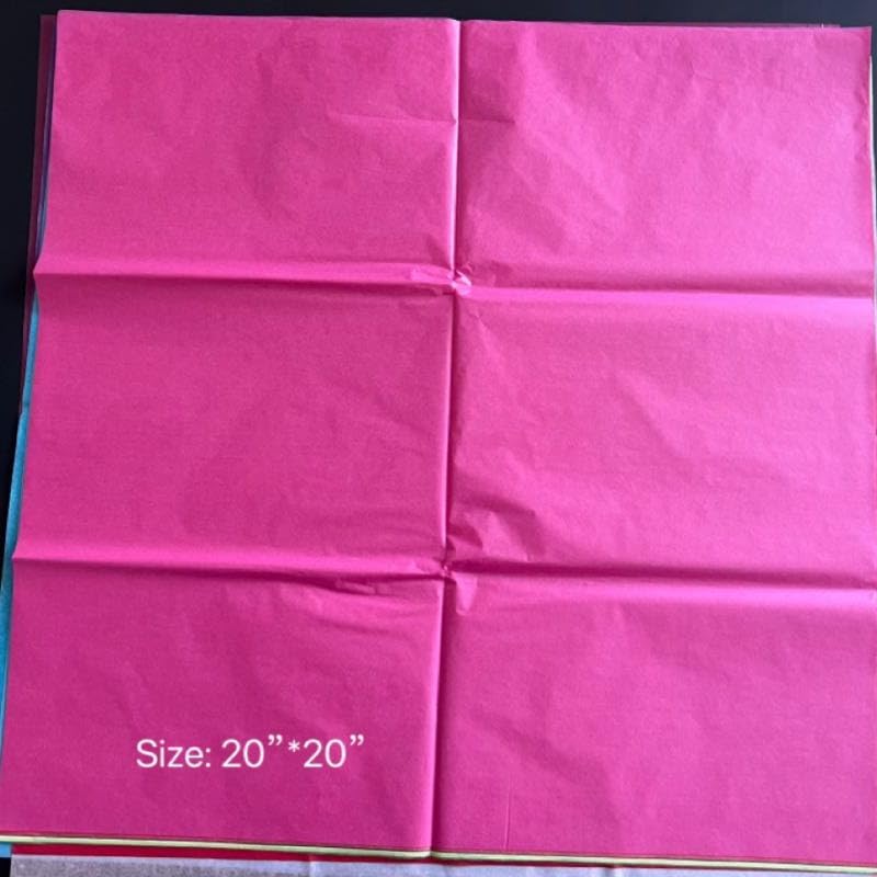 24 Sheets in 24 Colors, 20"*20" Colorful Pack Gift Tissue Paper for Gifts, Birthdays, Holidays, and All Occasions