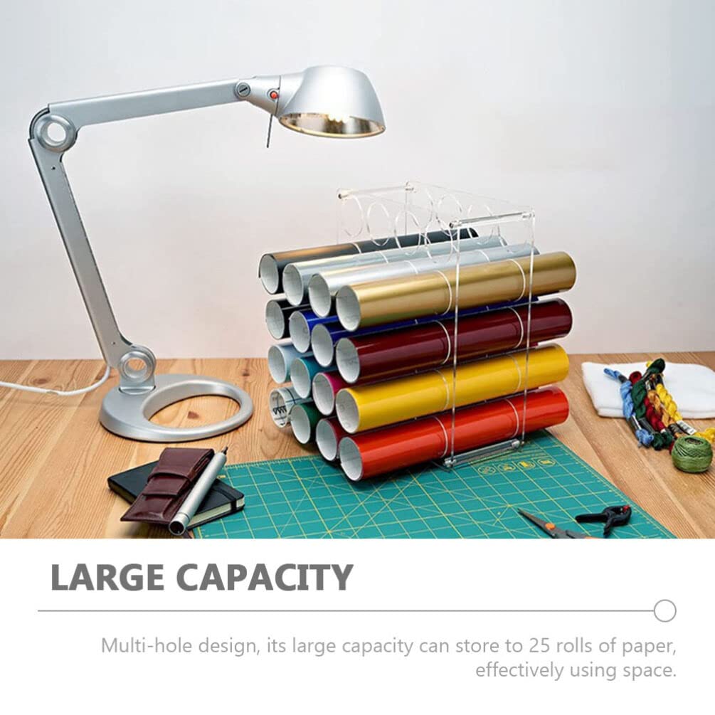 EXCEART Roll Acrylic Display Shelves Acrylic Trays for Display Acrylic Vinyl Storage high-Grade Acrylic Clothes Hanging Rack Stand Food Display Stands Vinyl Organizer for Albums Audio Bulk