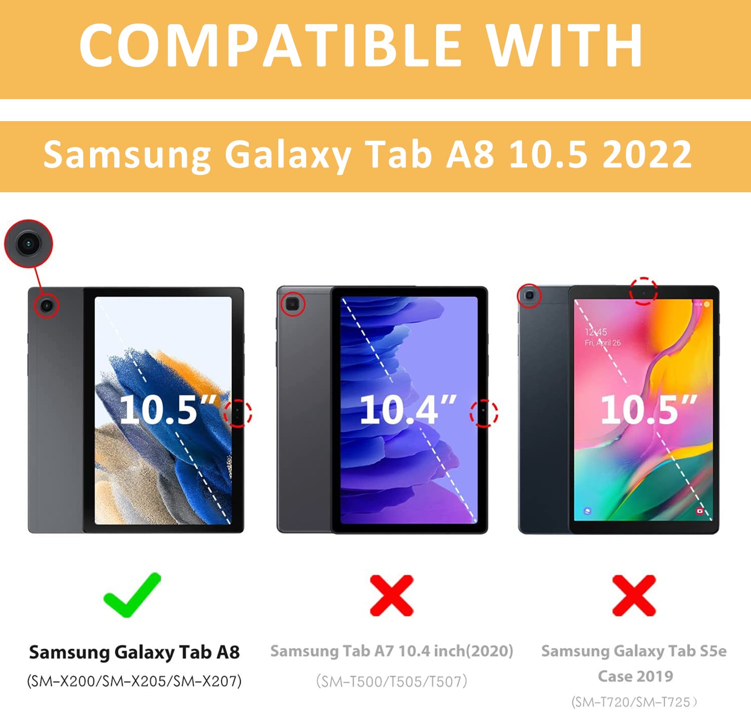 Case for Samsung Galaxy Tab A8 10.5 Inch 2022 Samsung Tab A8 Cover Pink Marble Galaxy A8 Tablet 10.5'' Case Heavy Duty Shockproof Protective Hard Shell Cover
