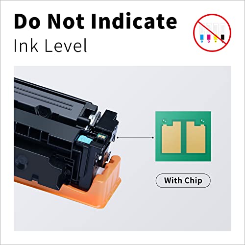 414X with Chip LemeroUexpect Remanufactured Toner Cartridge Replacement for HP 414X High Yield Toner Cartridge 414A W2020X for MFP M479fdw M479fdn M479fdw Pro M454dw M454dn Black Cyan Magenta Yellow