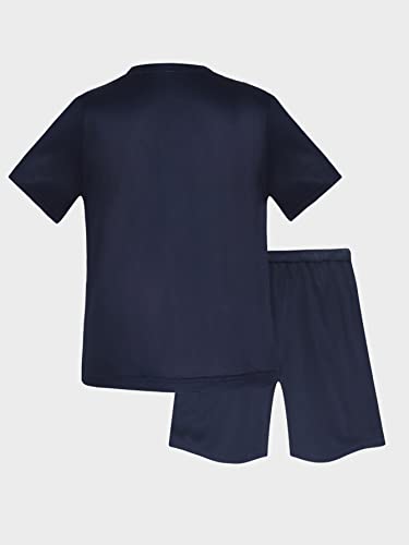 Vopawetty Boys Clothing Sets Athletic Short Sleeve T-Shirt and Shorts Outfit Set Flying Astronaut - 10 Years