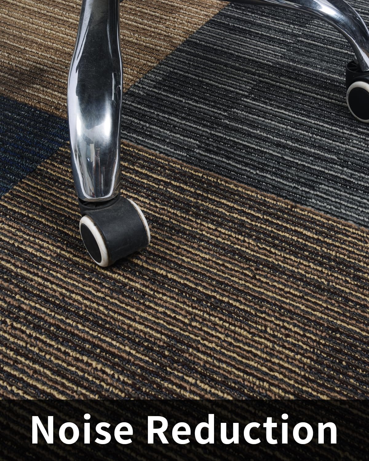 Rehert 12Tiles/32 sq Ft-Carpet Squares, Commercial Carpet Tiles, 0.27" Pile Height, Tiles Carpet, PVC Backing Non-Slip, 20" x 20" Berber (Loop Pile)