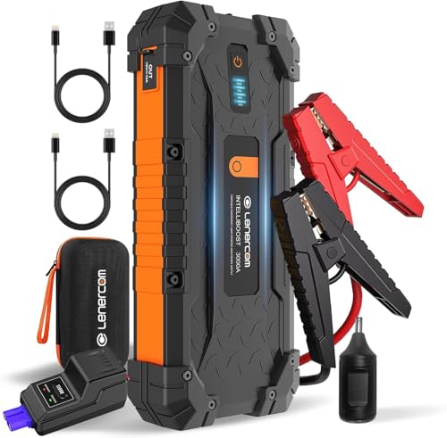 Jump Starter,3000A 24000mAh Portable Car Jump Starter Battery Pack for up to 10.0L Gas and 8.0L Diesel Engine,12V Battery Booster Pack Jump Box with USB Quick Charge 3.0 & DC 15V Ports