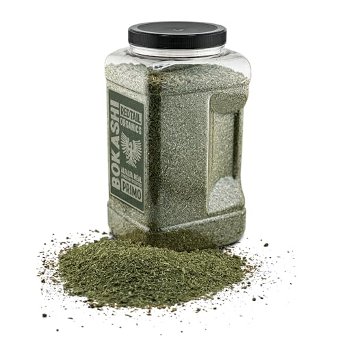 Redtail Organics Bokashi Primo with Alfalfa Meal: A Quick and Easy Way to Compost Food Waste and Give Your Soil A Nutrient-Rich Boost. Powered by RTO Biotics! (Primo 1 Gallon)