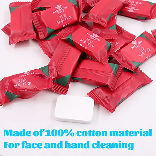 Compressed Towel, Disposable Face Compressed Towels, Soft Compressed Hand Wipe, Portable Compressed Coin Tissue for Travel/Home/Outdoor Activities(9.4X10.8in/20PCS)
