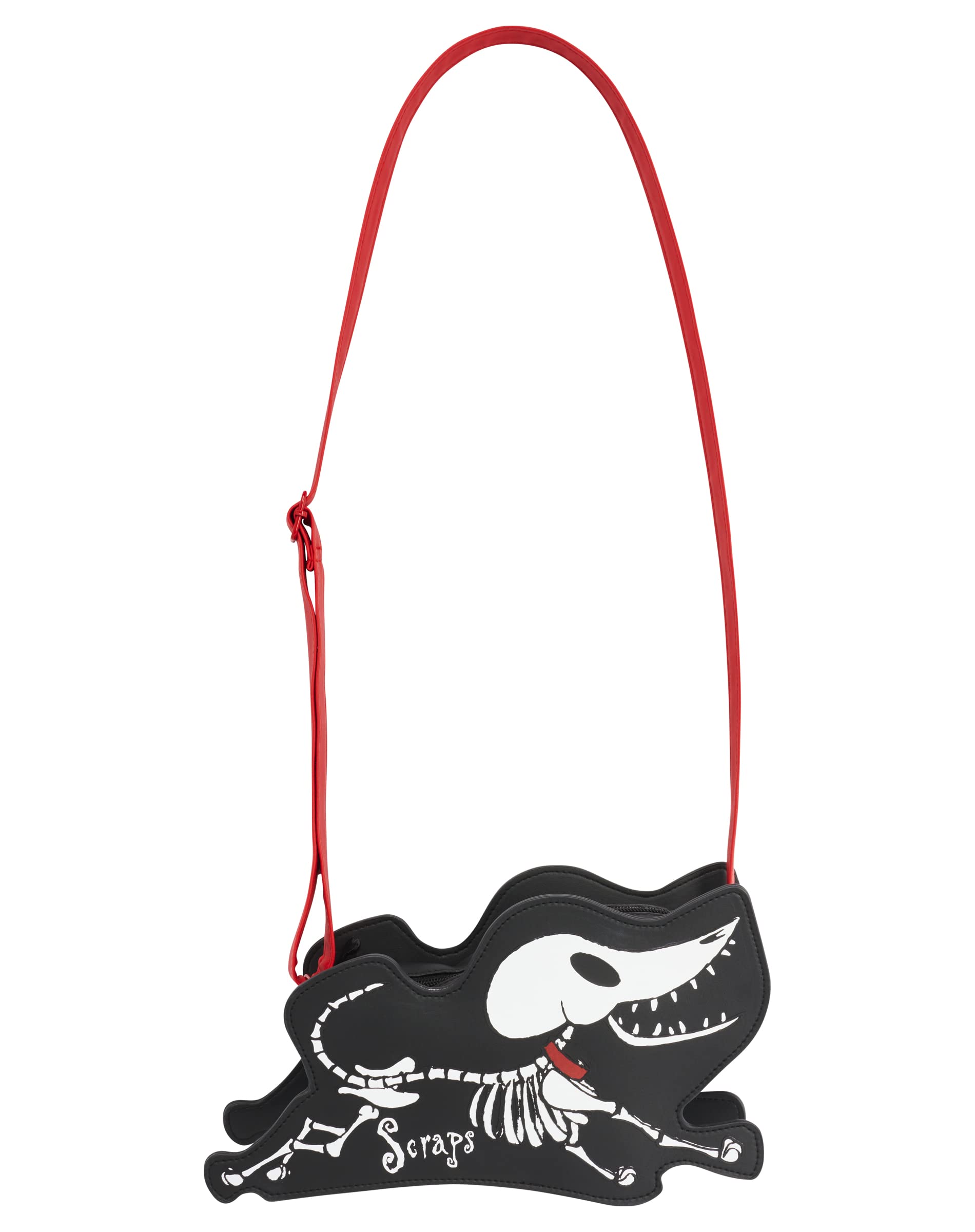 Spirit Halloween Tim Burton’s Corpse Bride Scraps Crossbody Bag | Officially Licensed | Faux Leather Bag | Halloween Accessory