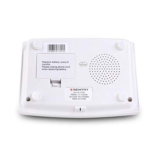 Sentry Call Blocker 3.1, Most Effective Spoof Call Blocker, Blocks 100% ROBOCALLS, Scammers, Election Calls, Telemarketers, Solicitors.