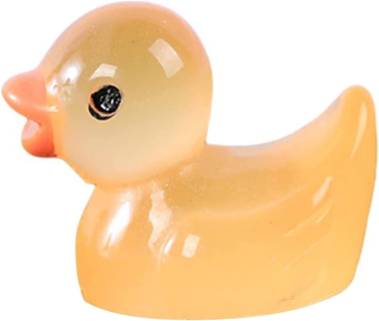 10Pcs Blue Miniature Duck Miniature Animal Figures, Lovely Ornaments, Ornament for Present for Home Decoration