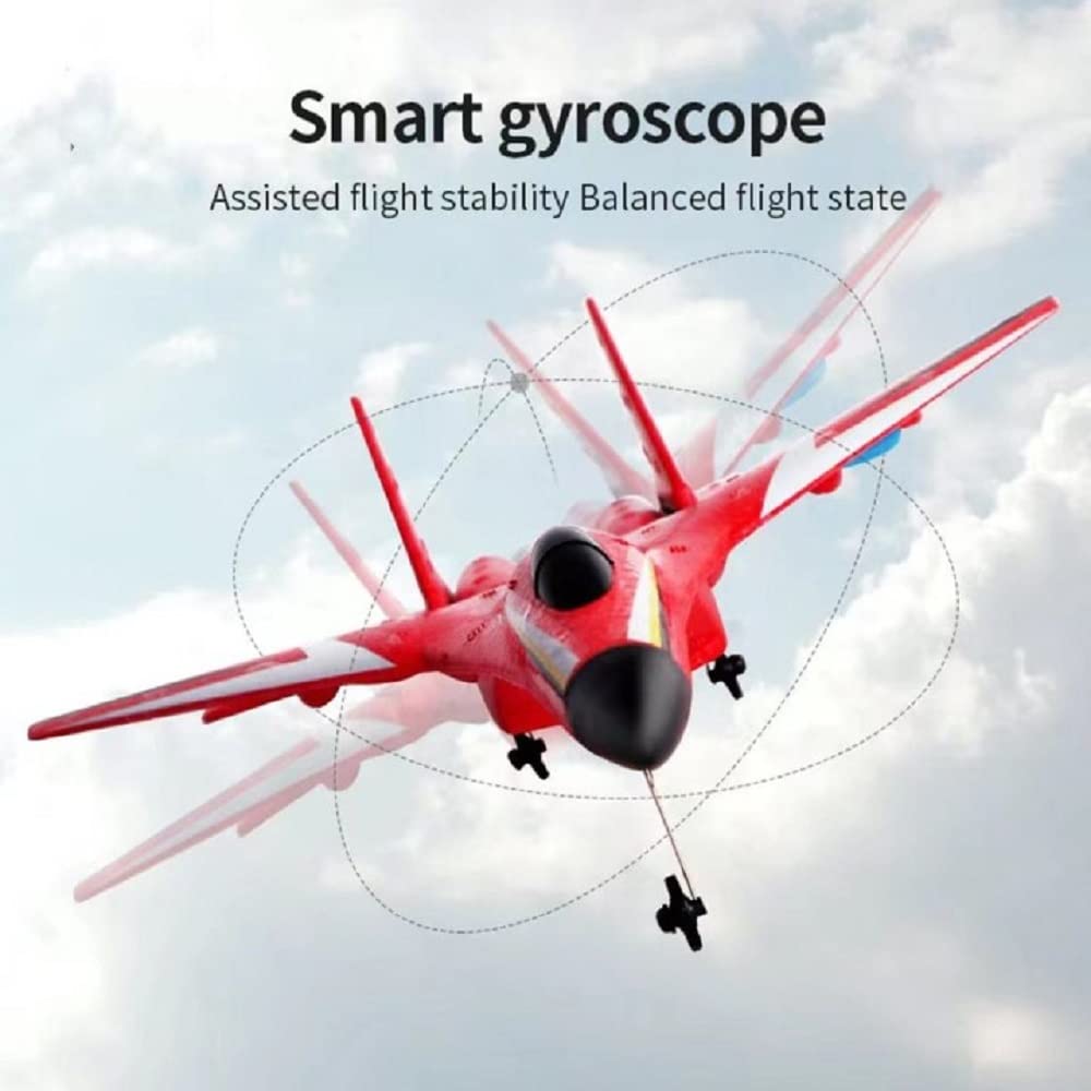 Aquard Duck RC Airplane - Multi-Directional Remote Control Plane with Smart Gyroscope, Anti-Collision Silicone Nose RC Plane, Long Battery RC Glider for Kids and Adults (Blue)